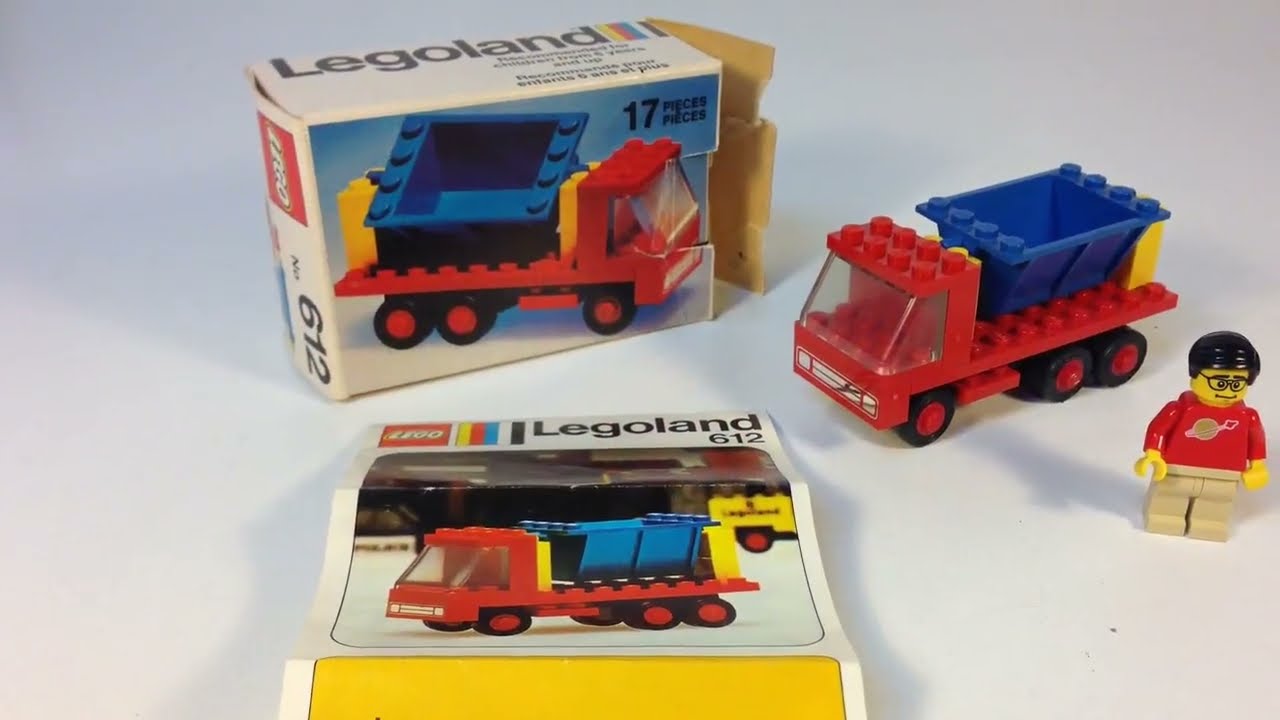 LEGO Samsonite 612 Tipper Truck set from 1975 toy review - YouTube