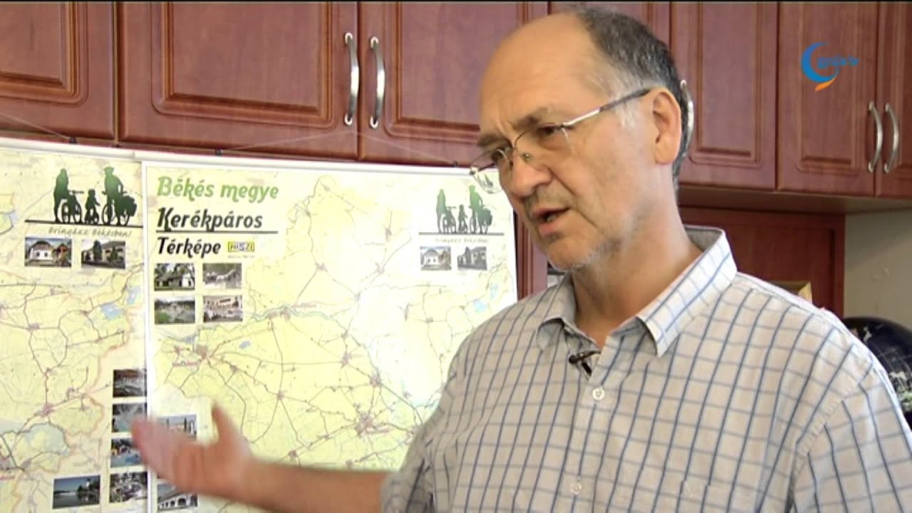 Elkészült a megye első kerékpáros térképe - YouTube