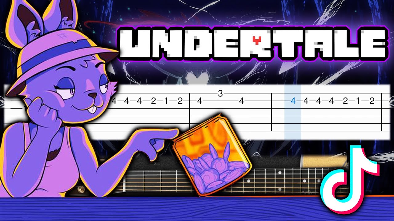 Undertale - Shop MEME Song - Guitar tutorial (TAB) - YouTube