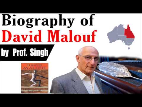 Biography of David Malouf | [ Summary & Analysis of Malouf 's writings ...