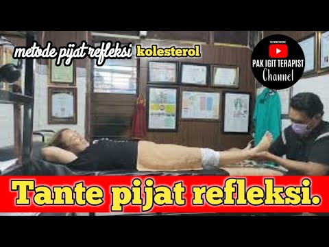 PIJAT REFLEKSI TANTE, KOLESTEROL #pengobatan #tradisional #pijatsarafpijatsaraf #viraltulungagung