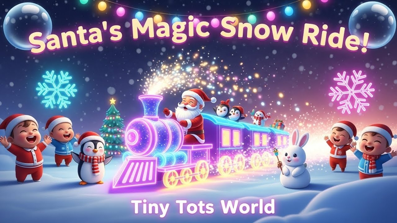 Santa’s Magic Snow Ride ️🚂 – Fun Christmas Song - YouTube