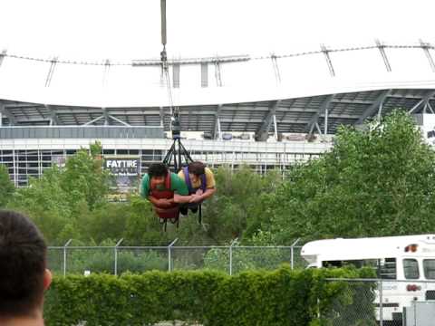 Kaz and n0 ride the XLR8R at Elitch Gardens - YouTube