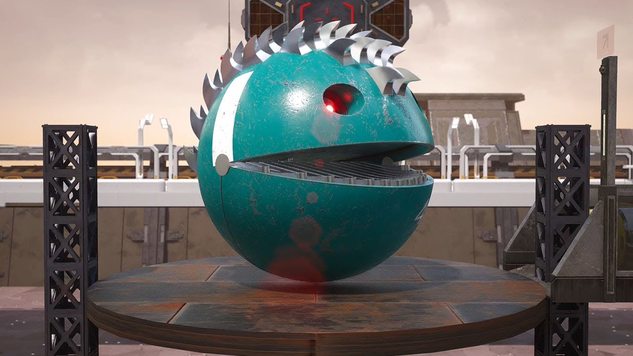 Pacman and Chain Chomp Take on Robot Cat in a Maze Packed with Danger ...