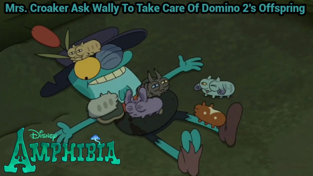 Mrs. Croaker Ask Wally To Take Care Of Domino 2's Offspring | Amphibia ...