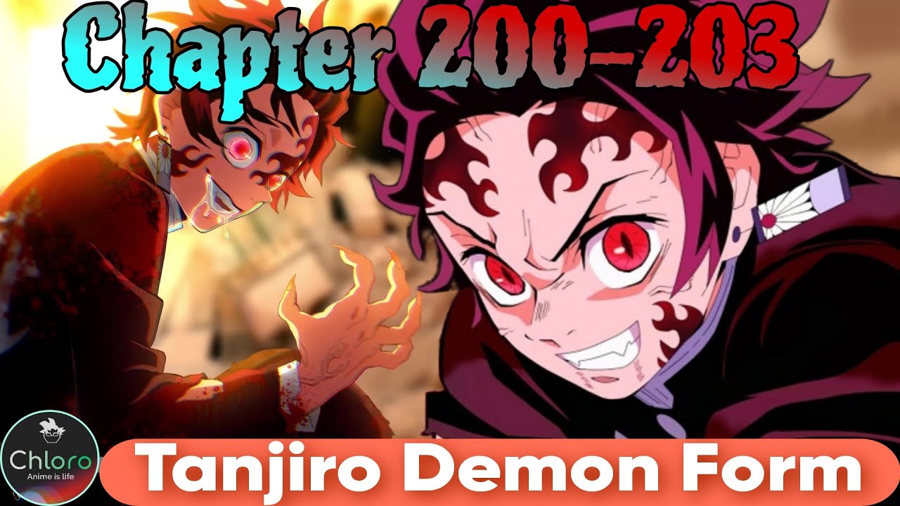 Demon Slayer Chapter 200-203 Tanjiro Demon Form Tagalog Review - YouTube