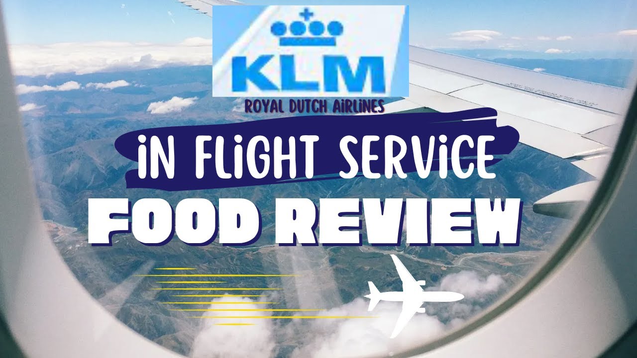 KLM in Flight Food Review - YouTube