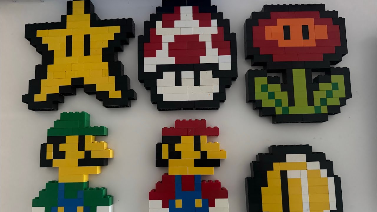 8 Bit Mario Lego - YouTube