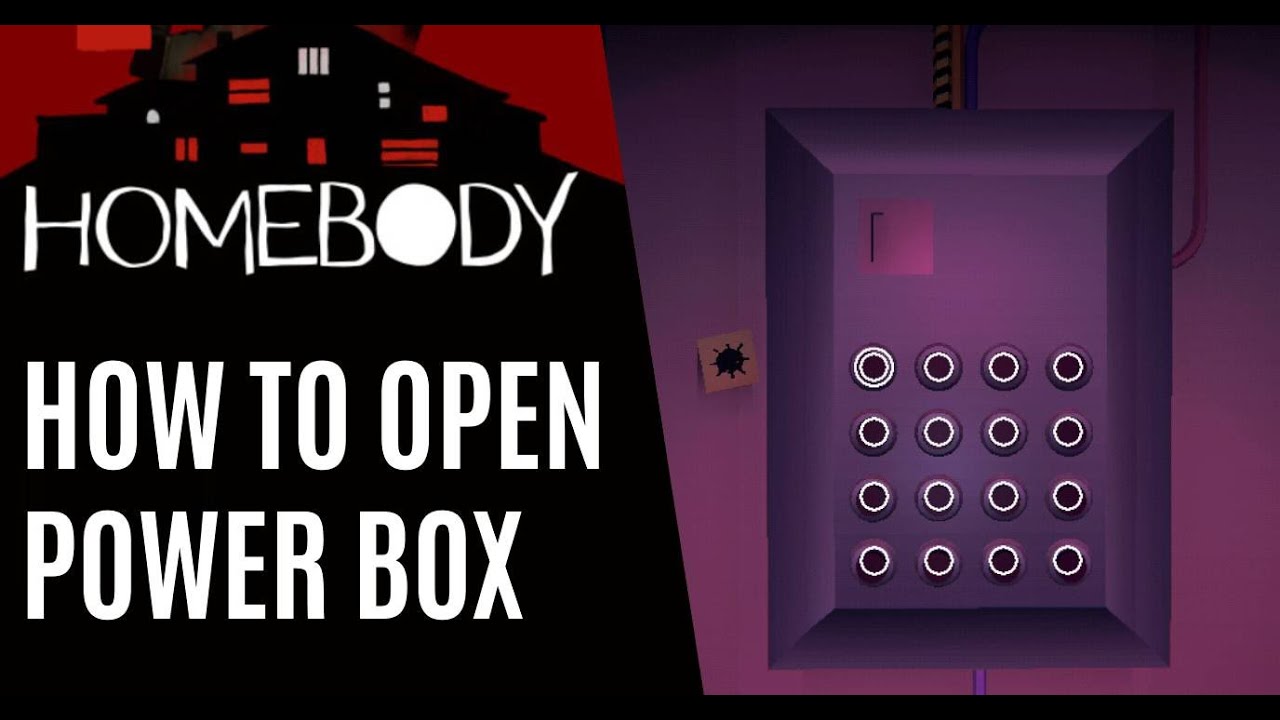 How to open power box in basement - Homebody (horror video game0 - YouTube