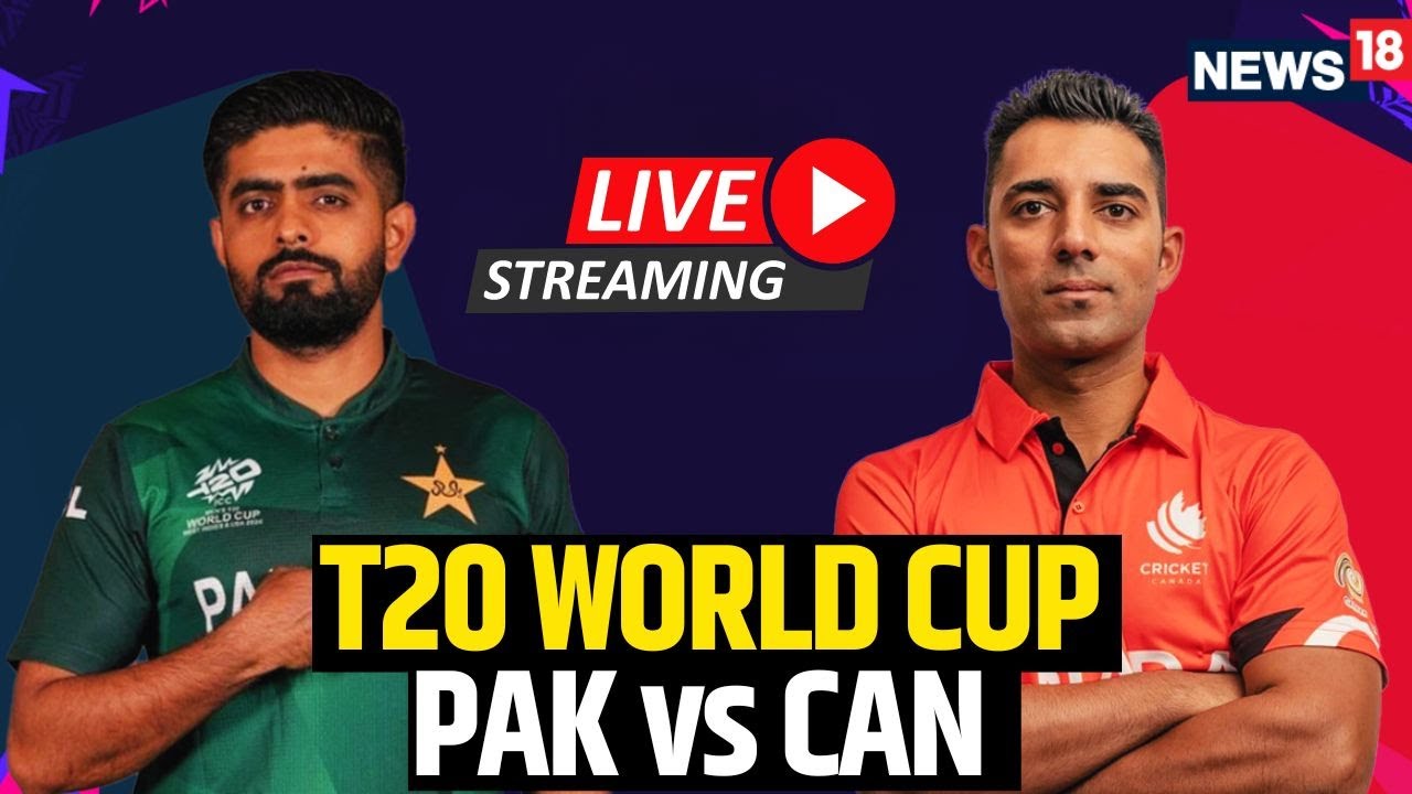 ICC T20 World Cup Live | Pakistan Vs Canada Live | PAK Vs CAN Match ...