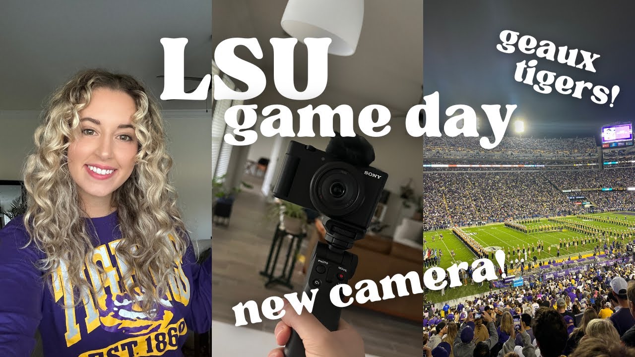 WEEKLY VLOG - LSU Game Day & New Vlogging Camera Unboxing (geaux tigers ...