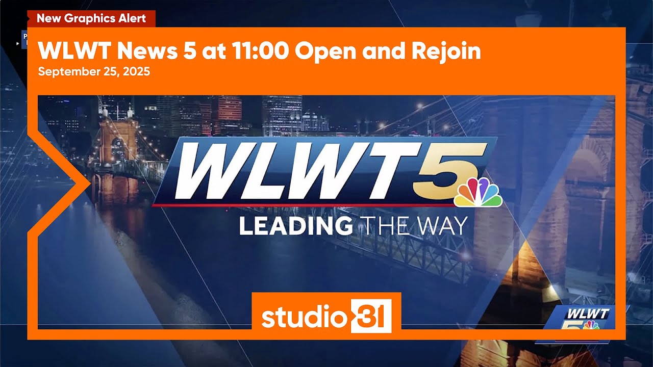WLWT News 5 at 11:00 Open and Rejoin, 9/25/2025 (New Graphics) - YouTube