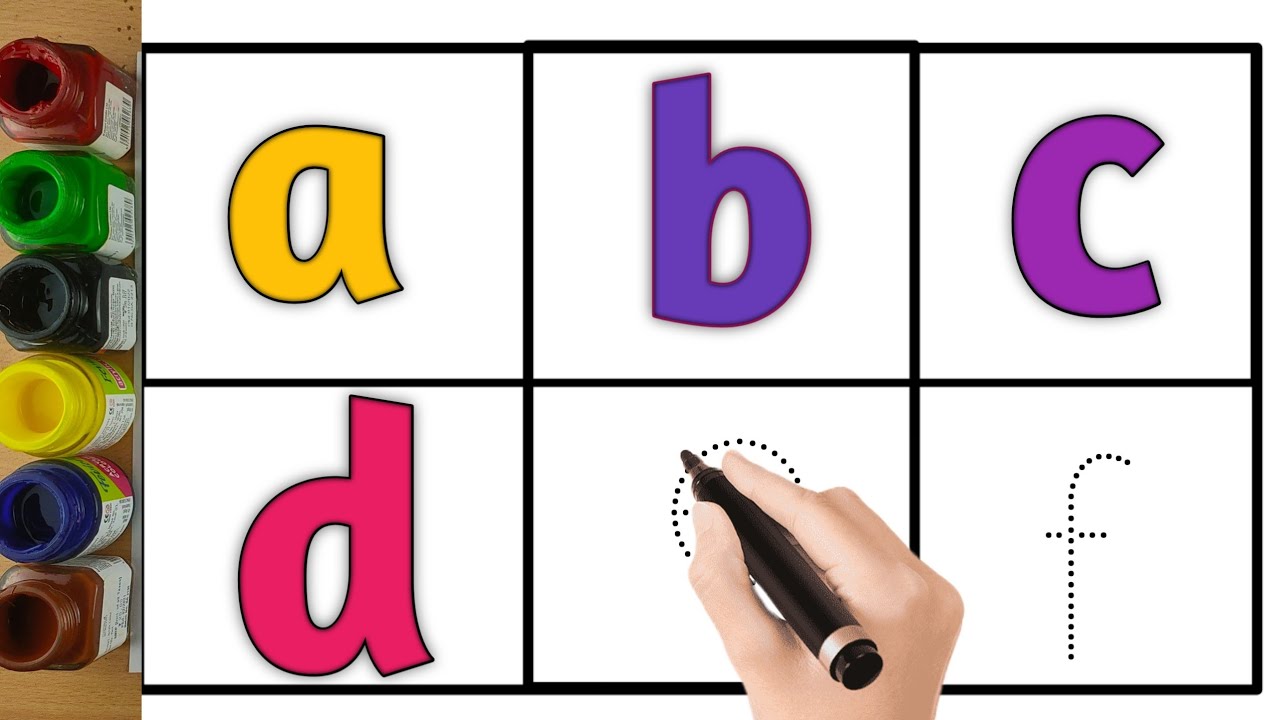 a for apple b for ball | small abcd a to z | small abcd writing ...