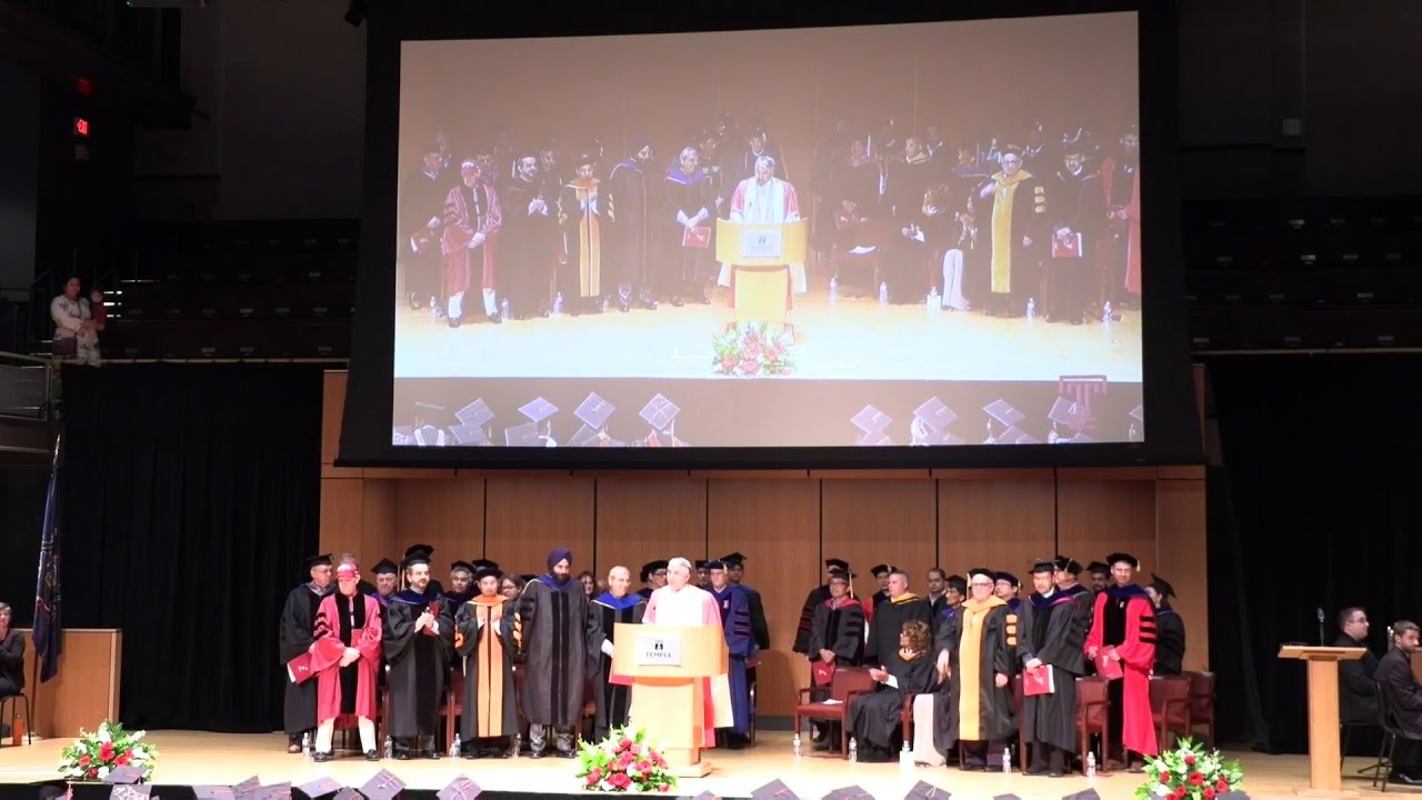 TU College of Engineering - Spring 2018 Commencement - Temple ...