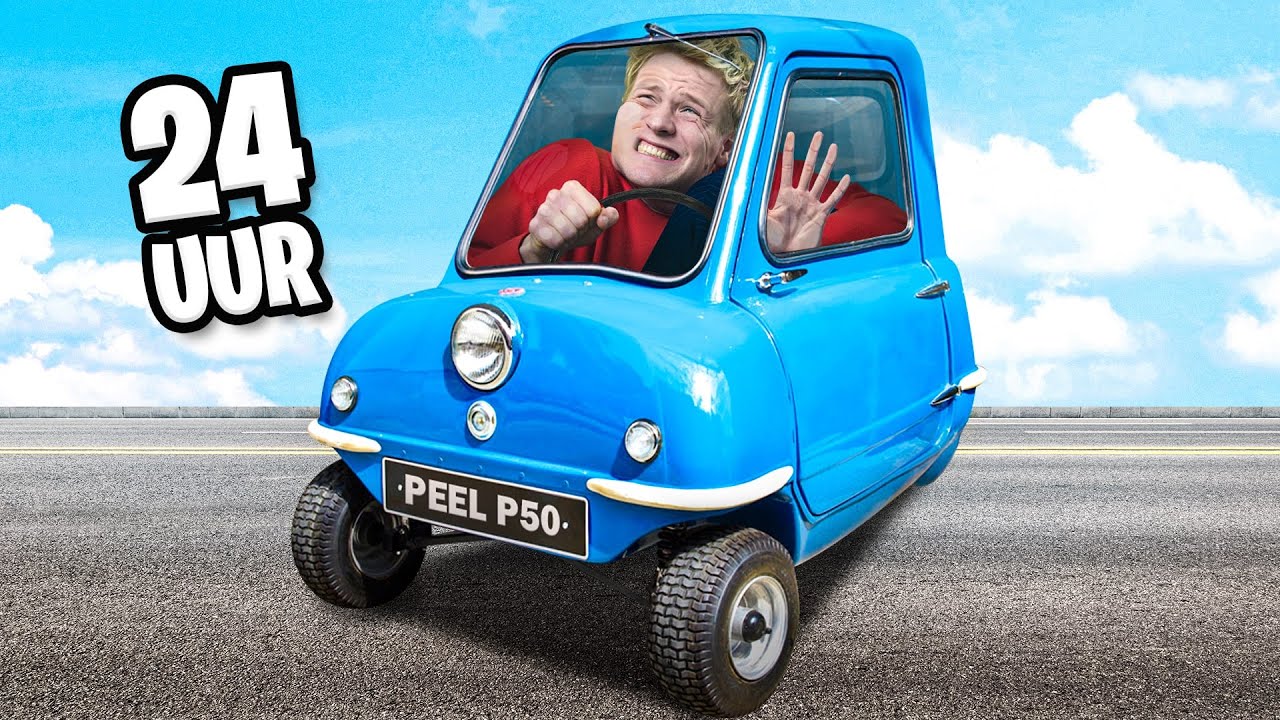 24 Uur Overleven In De Kleinste Auto Ter Wereld | Kalvijn - YouTube