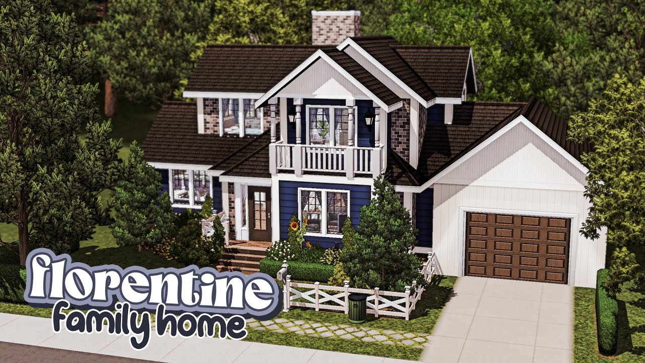 building a small family home | florentine | the sims 3 speed build ...