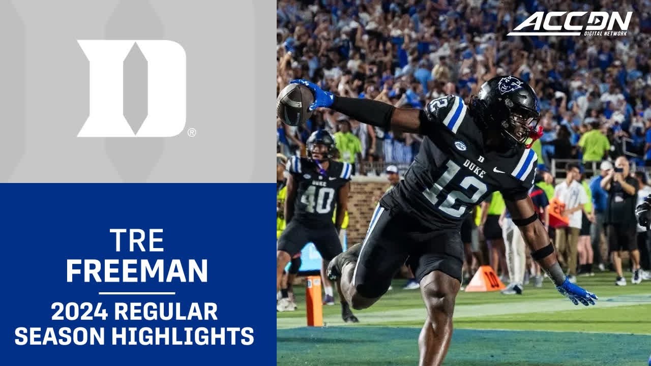 Tre Freeman 2024 Regular Season Highlights | Duke Linebacker - YouTube