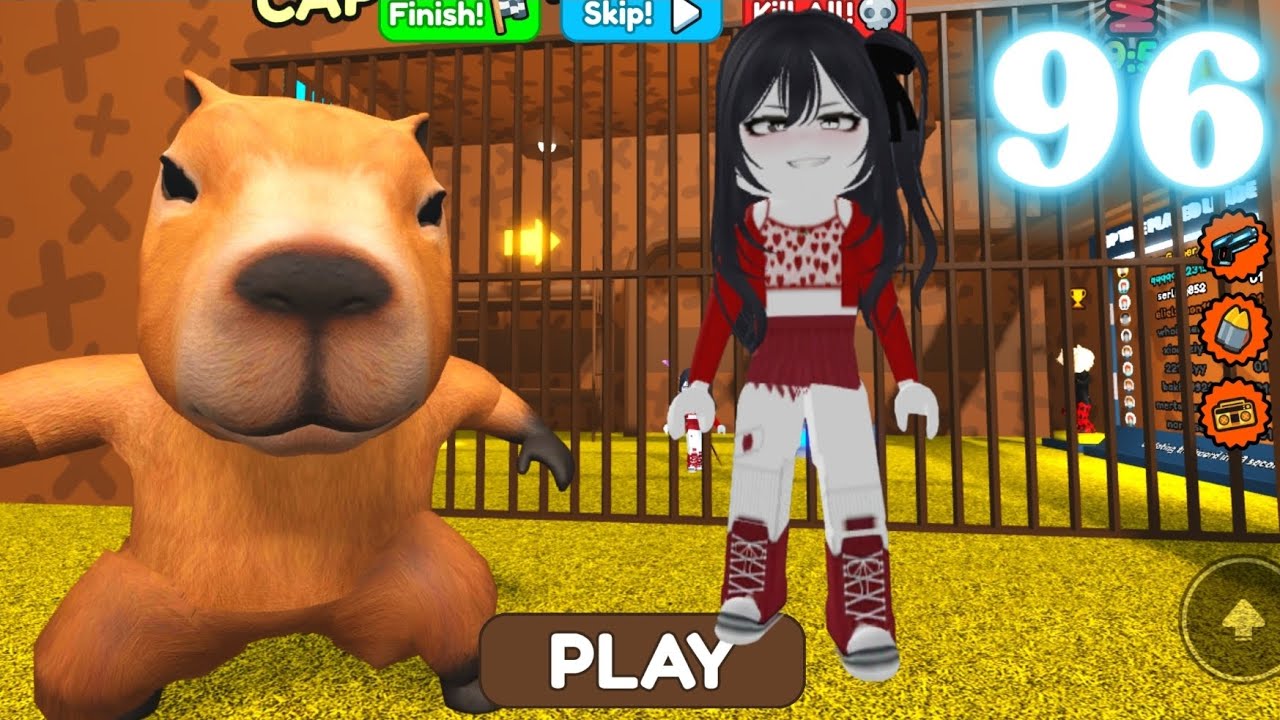 ESCAPE CAPYBARA PRİSON RUN OBBY! (SCARY OBBY) ROBLOX GAMEPLAY ...