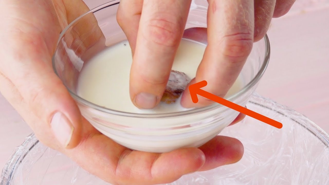 Dip This In Milk For The Ultimate Cream Of The Crop Dessert! - YouTube