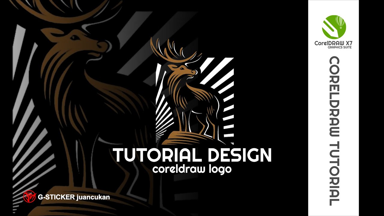 CORELDRAW TUTORIAL | HOW TO DRAW A DEER LOGO - YouTube