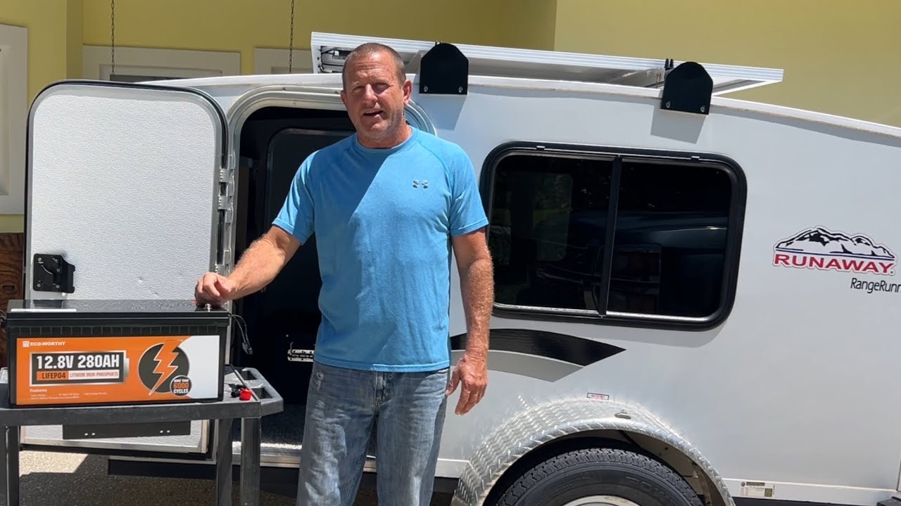 Eco-Worthy 280Ah battery upgrade in my off-grid camper - YouTube