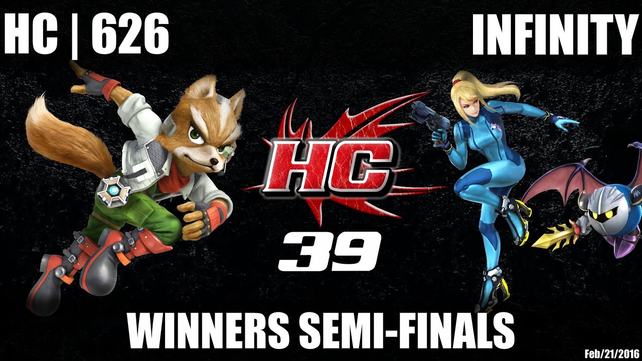 HC39 Sm4sh Winners Semi-Finals: HC | 626 (Fox) vs Infinity (ZSS/Meta ...