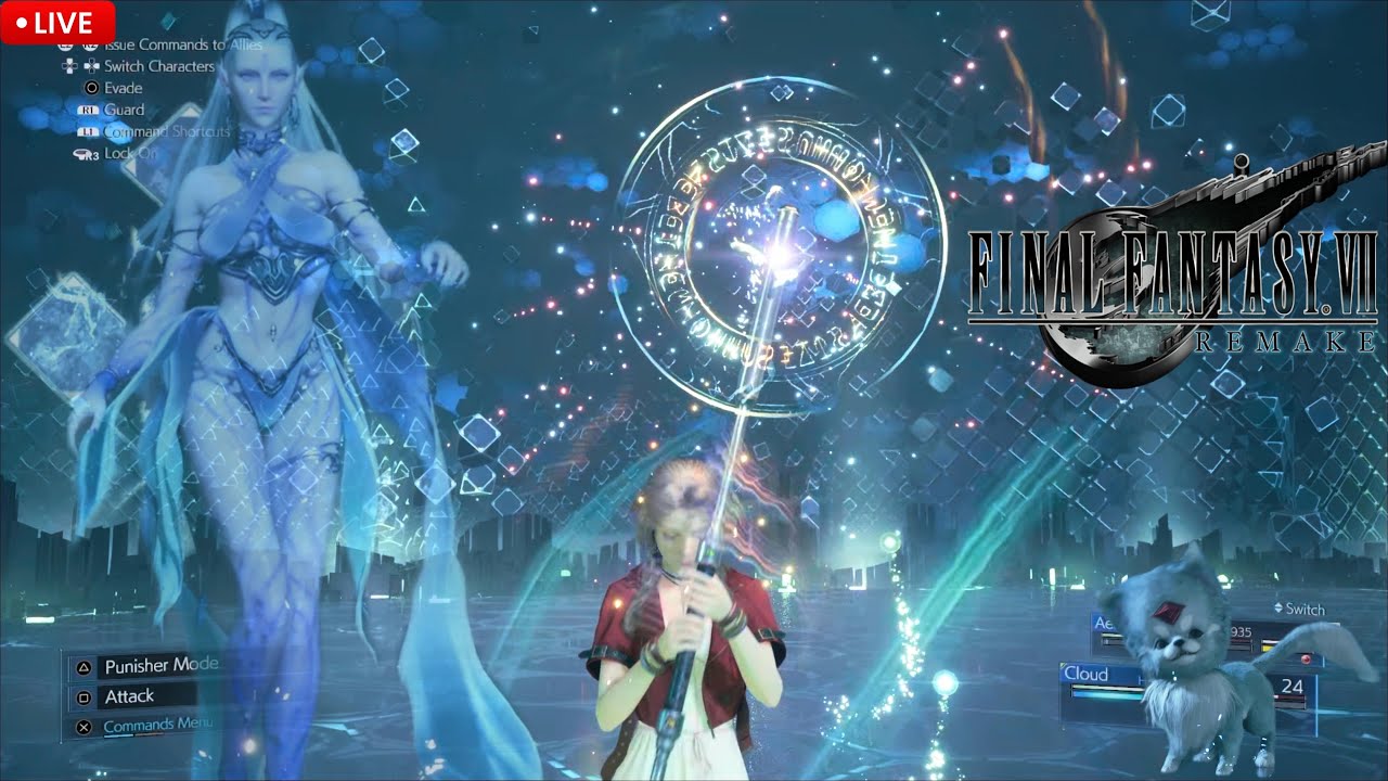30for30 Day8| Final Fantasy 7 Remake! Fighting Shiva Summoning! - YouTube