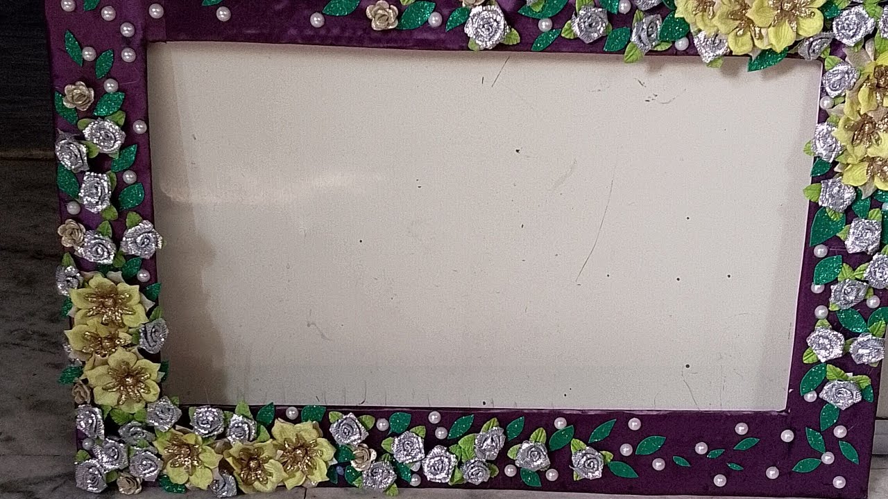 How to make Selfie Frame craft work idea/selfie photo frame craft work ...