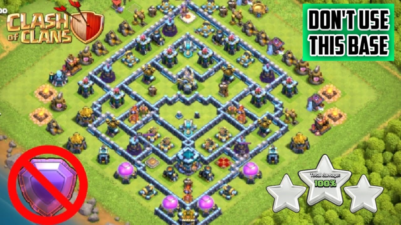 Common Th13 Square Legend Base 3 star | Don't use this Th13 Base #30 ...