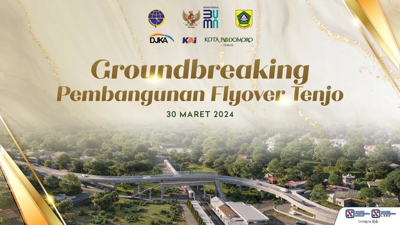 Groundbreaking Pembangunan Flyover Tenjo | Kota Podomoro Tenjo 30 Maret ...