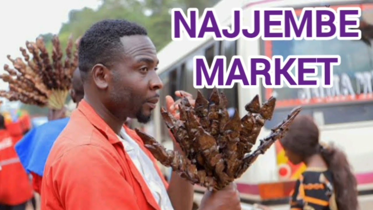 Buying Roasted Chicken At Najjembe Road Side Fast Food Market - YouTube