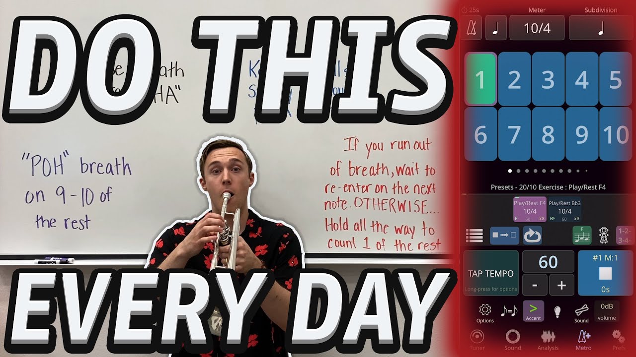 Mr. Locke's 20/10s Exercise | Wind Instrument Warm Up - YouTube