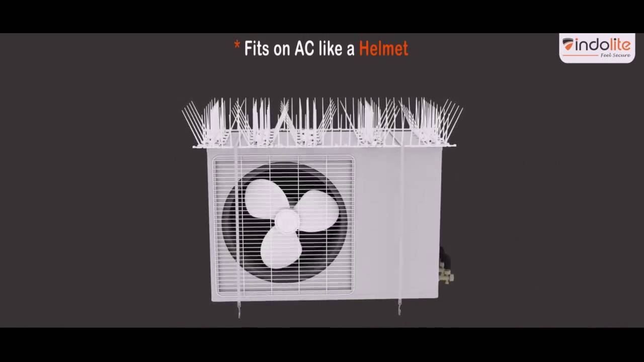 SpikeZone Bird Spikes Split AC Kit - YouTube