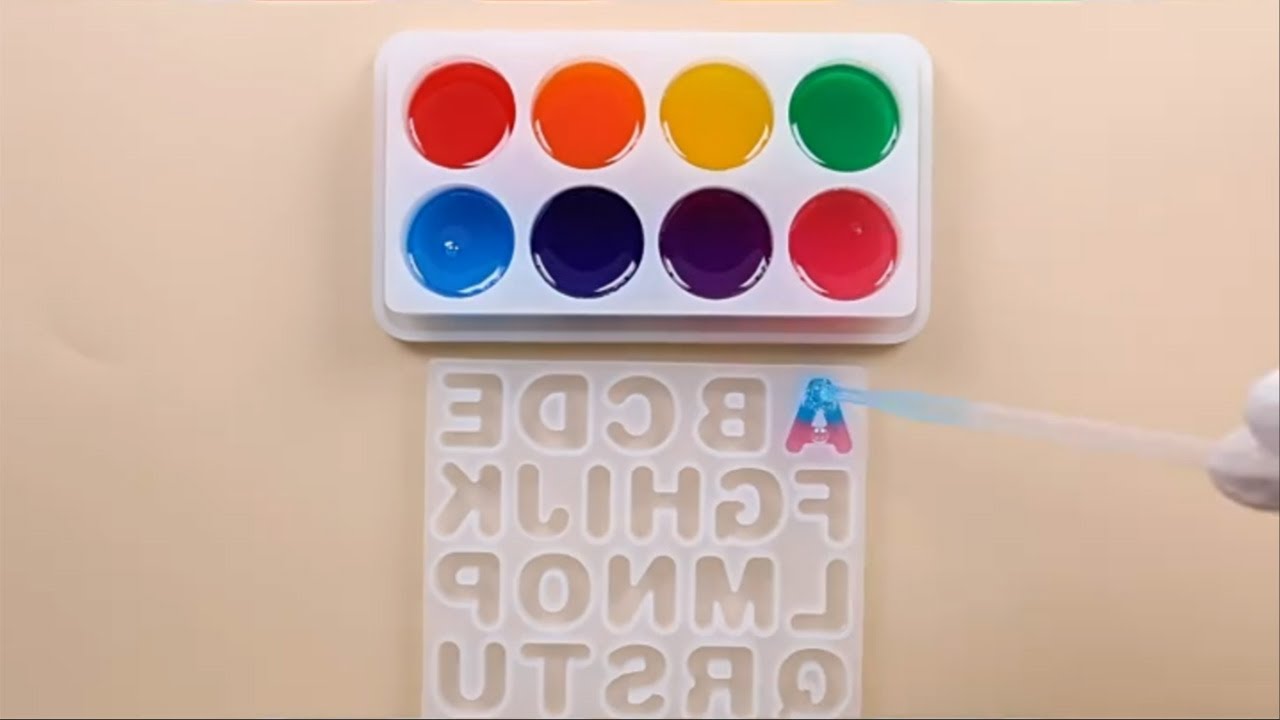 Multifunctional Silicone Box-UV Resin Color Mixing Box - YouTube