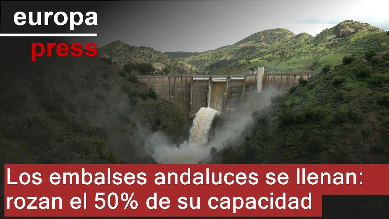 Los embalses andaluces rozan el 50% de su capacidad y superan la media ...