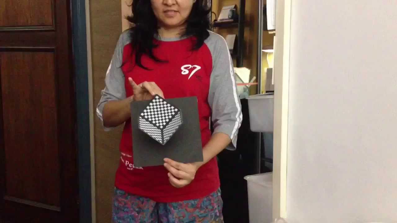 Floating box, optical illusion - YouTube