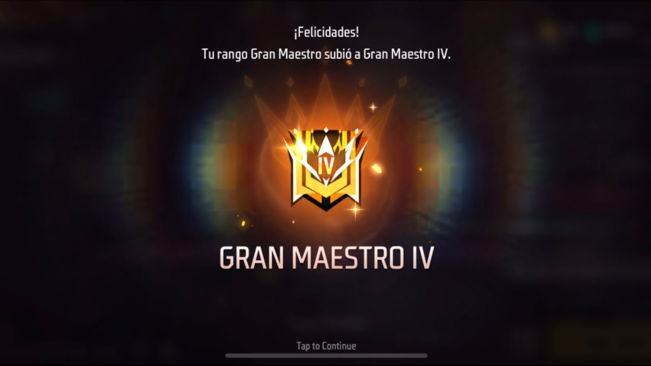 Mis suscriptores me ayudaron a recuperar el rango Gran Maestro IV Free ...