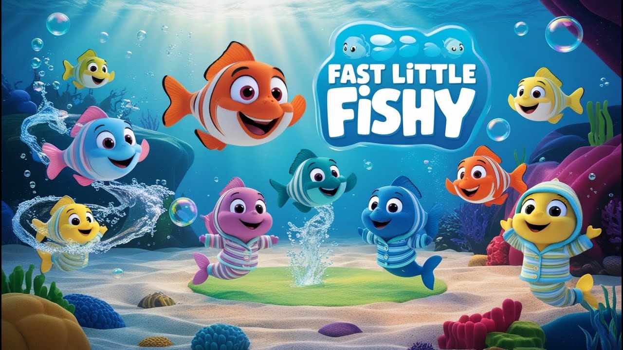 Fun Fishy Song for Kids | Splash, Spin, and Play! | Nursery Rhymes and ...