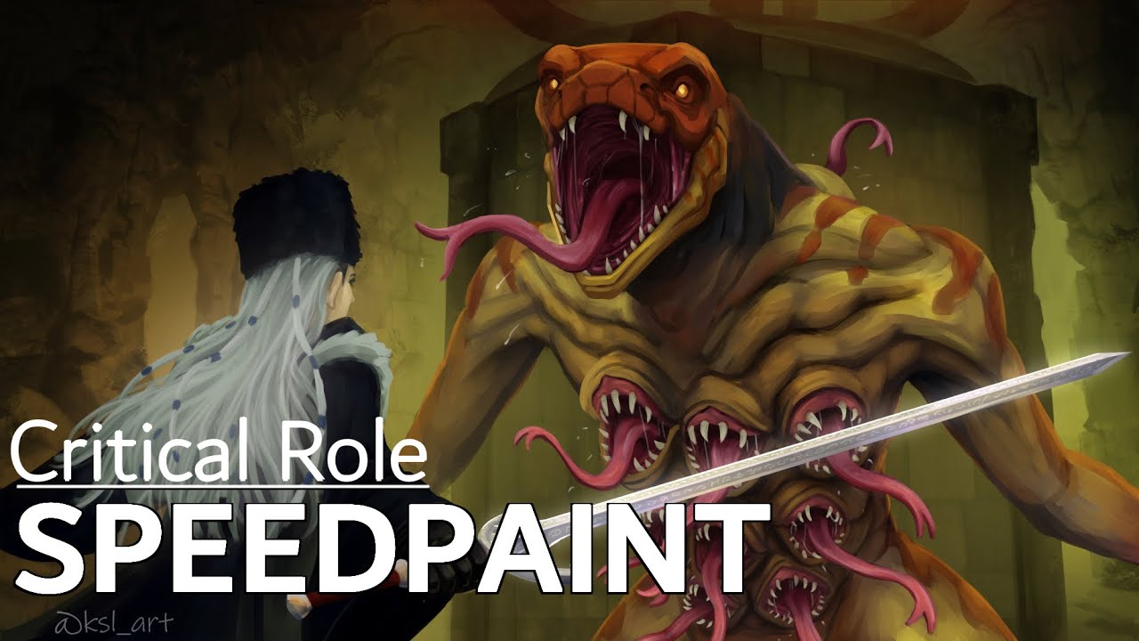 Aeorian Nullifier - Critical Role Speedpaint - YouTube