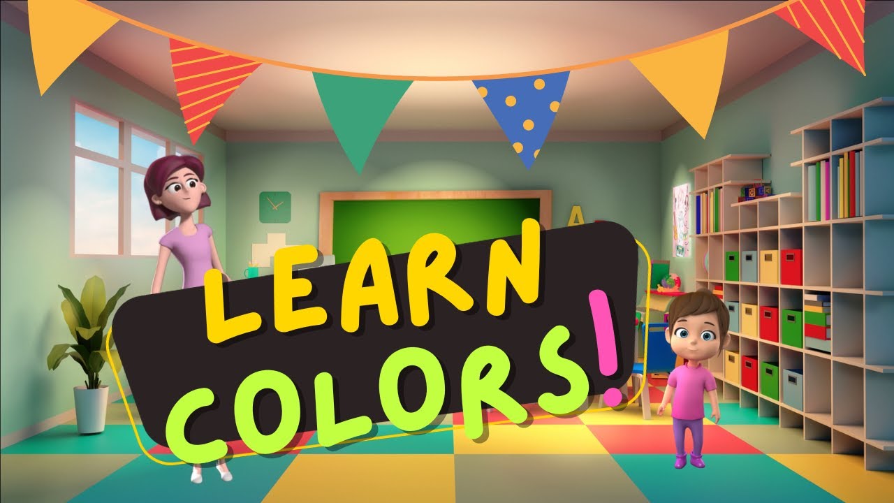 Learn Colors | Little Angels kids Cartoons | Colors Songs | Nursery ...