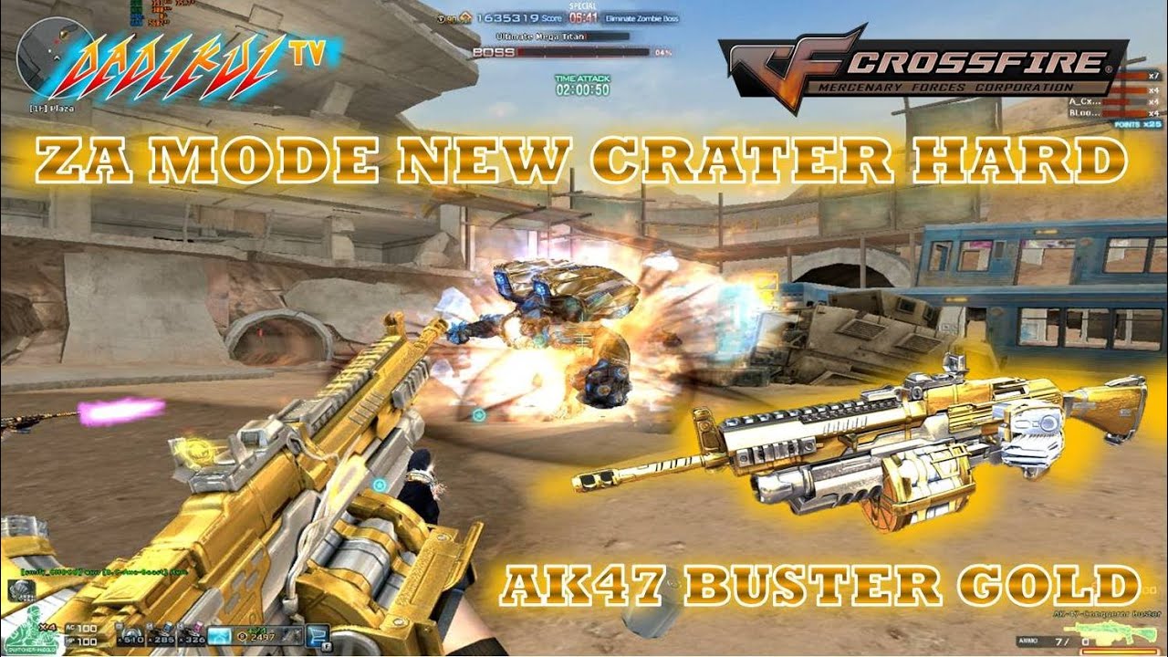 ZA Mode New Crater Hard Gameplay! Crossfire Philippines! - YouTube