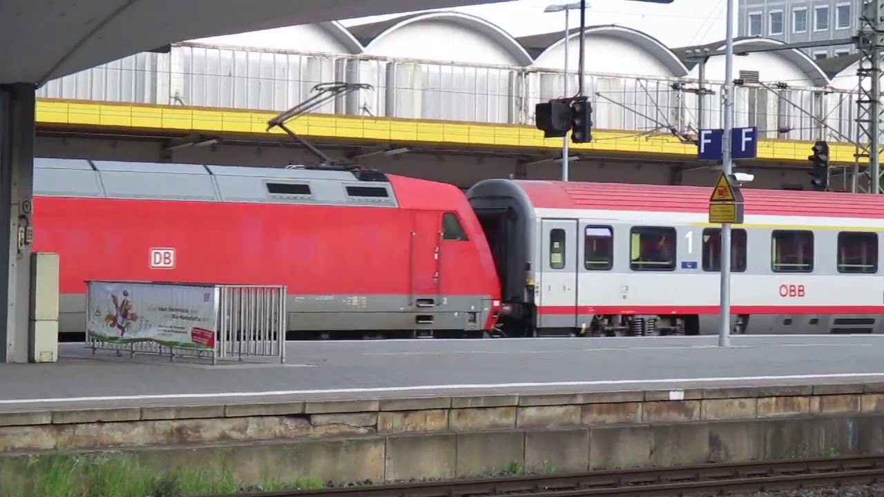 ÖBB Eurocity (IC/EC), Nahverkehr und Flüsse in und um Koblenz Hbf - YouTube