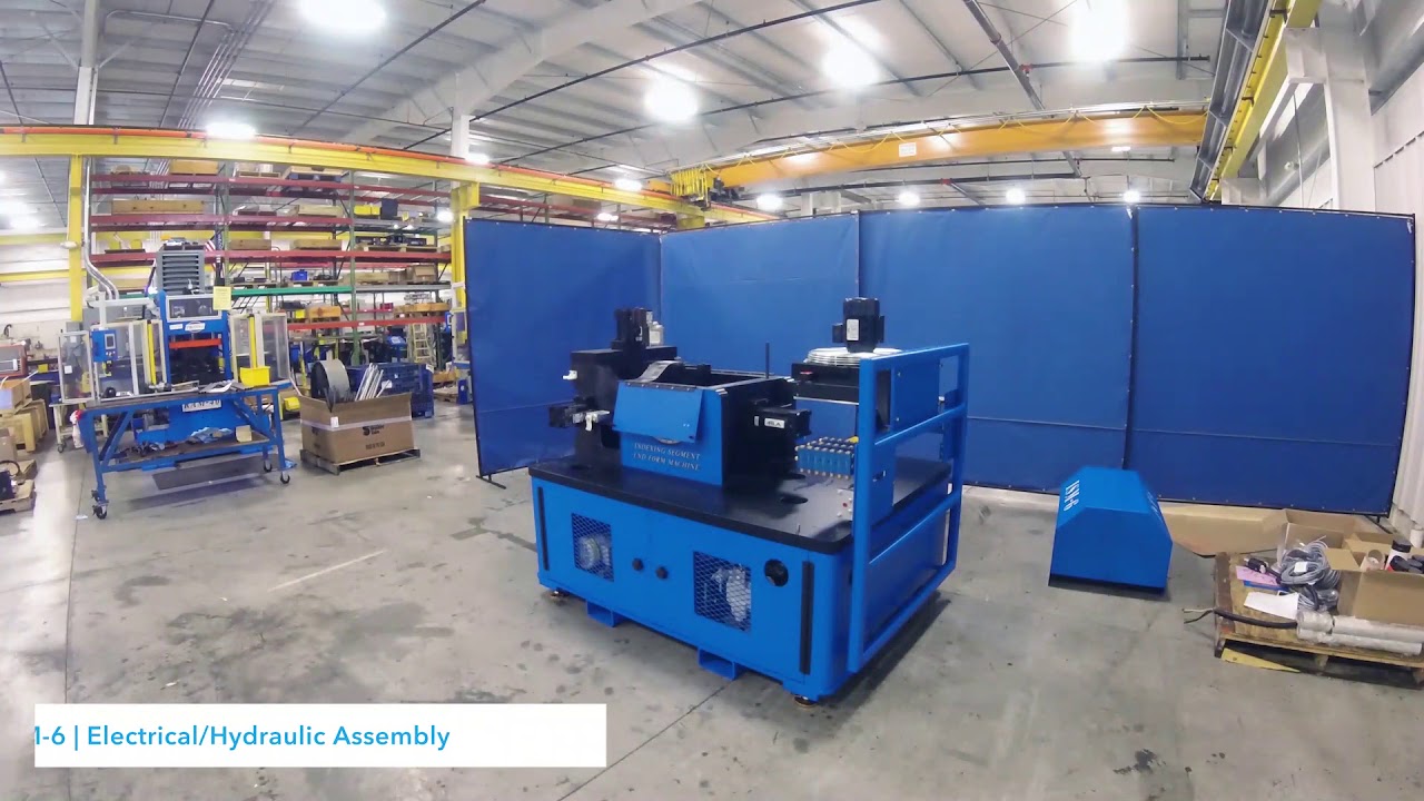 ISM-6 Servo Tube End Forming Machine Timelapse - YouTube