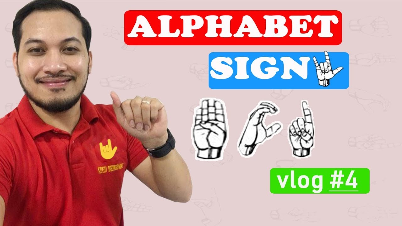 SIGN LANGUAGE LESSON 1 | ALPHABET SIGN || vlog#4 - YouTube