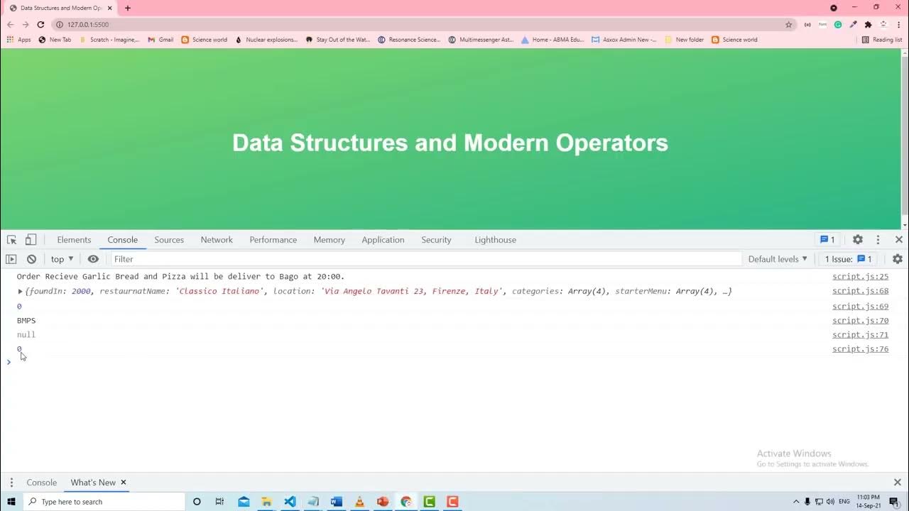 JavaScript basic Lesson 108 The Nullish Coalescing Operator Copy # ...