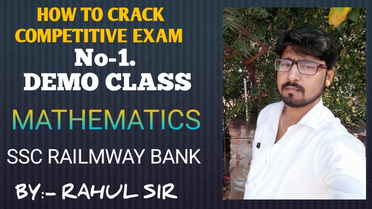 Maths Demo Class - YouTube