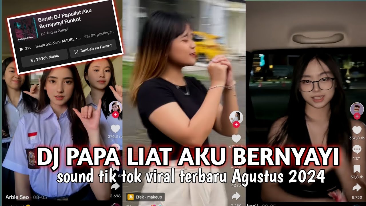 DJ PAPA LIAT AKU BERNYANYI SOUND AMURE • Mybee VIRAL TIK TOK TERBARU 2024 - YouTube