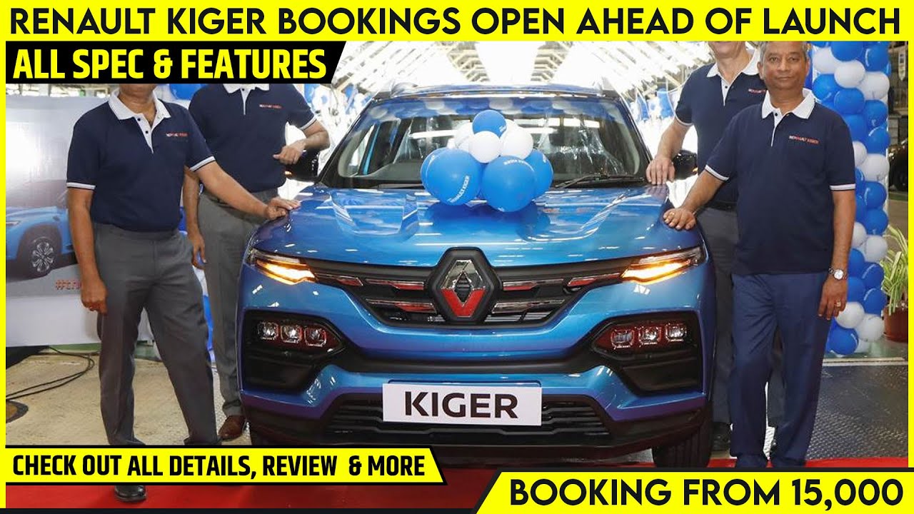 Renault Kiger Bookings Open Ahead Of Launch | Selected Dealers Bookings ...