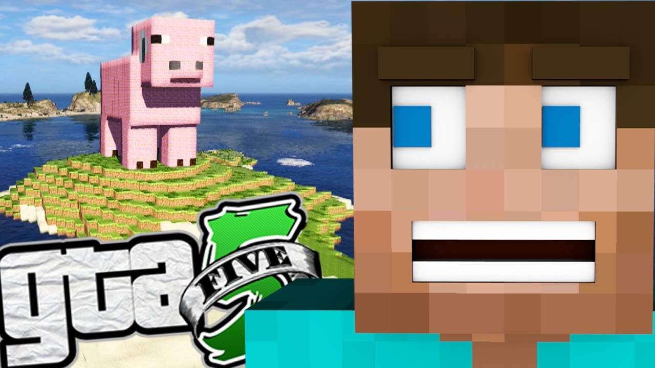 MINECRAFT MOD - GTA V PC MOD - YouTube