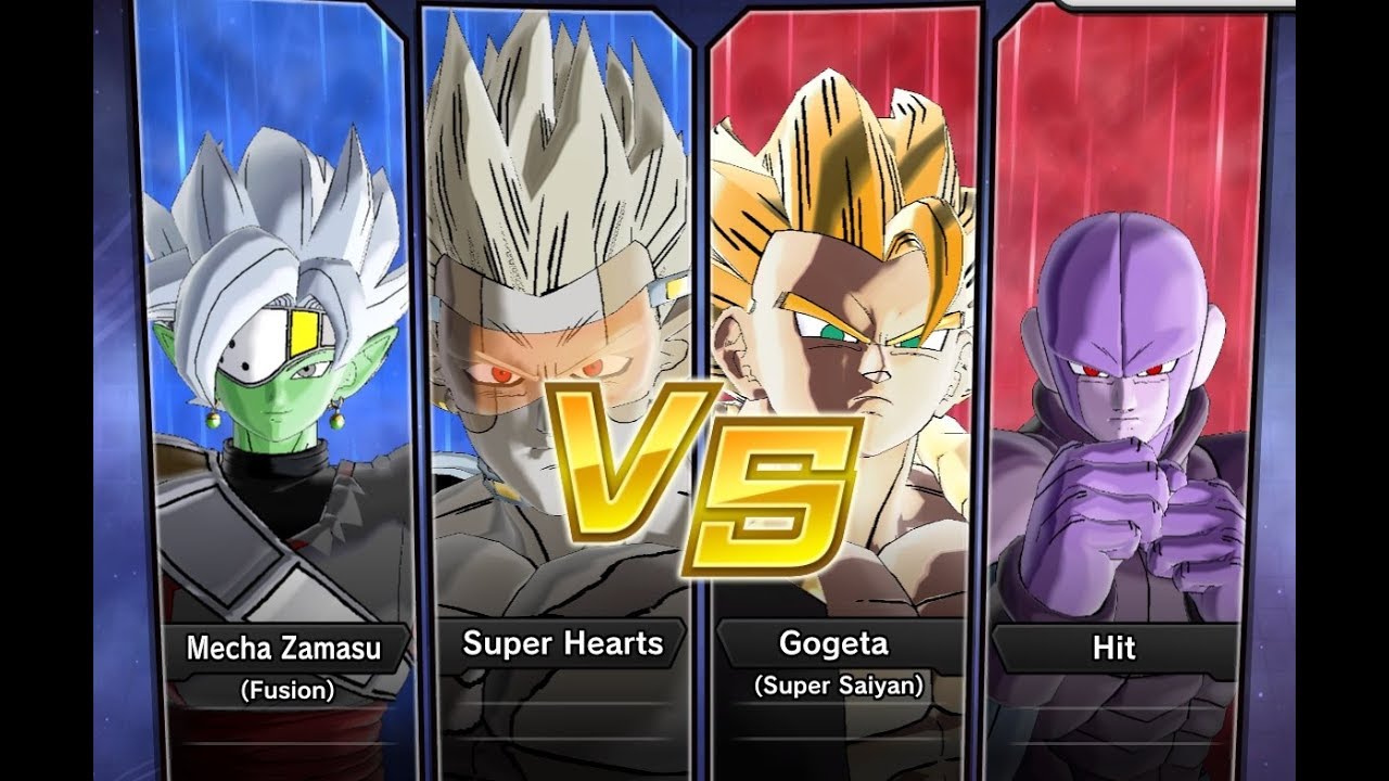 Xenoverse 2 - Requested match (PC): Super Hearts&Mecha Zamasu vs Gogeta ...